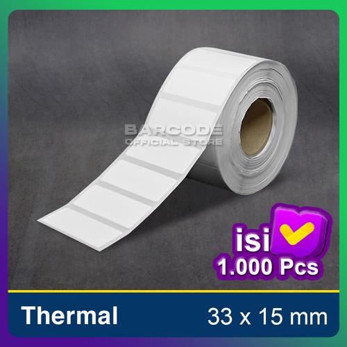 Jual [CR] Codeshop Label Barcode 33x15 / 33 x 15 mm 1 Line Thermal ...