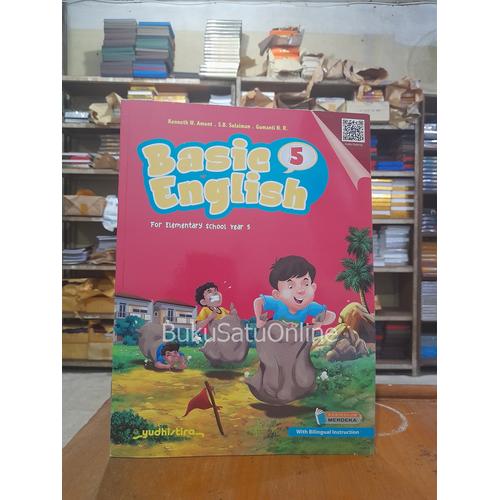 Jual Basic English Kelas 5 SD Kurikulum Merdeka Yudhistira - Jakarta ...
