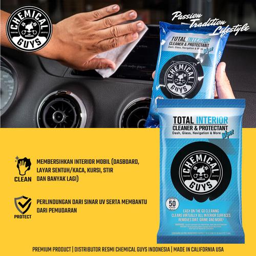 Jual Chemical Guys Total Interior Cleaner & Protectant Wipes Tisu ...