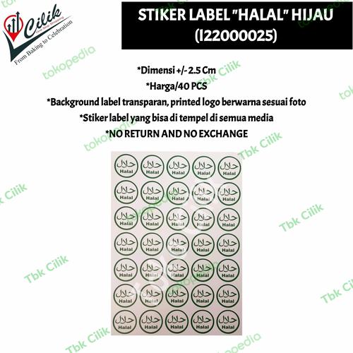 Jual stiker+label+tulisan+tempel+logo+halal+kemasan+makanan+minuman+kue ...