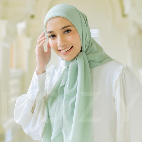 Promo Lozy Hijab - Ovel Square (Hijab Segiempat Oval Lozy x Hamidah ...