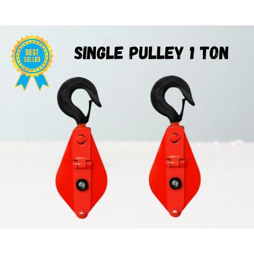 Jual Katrol Single Pulley 1 Ton/Pulley Block Single 1 Ton - Jakarta ...