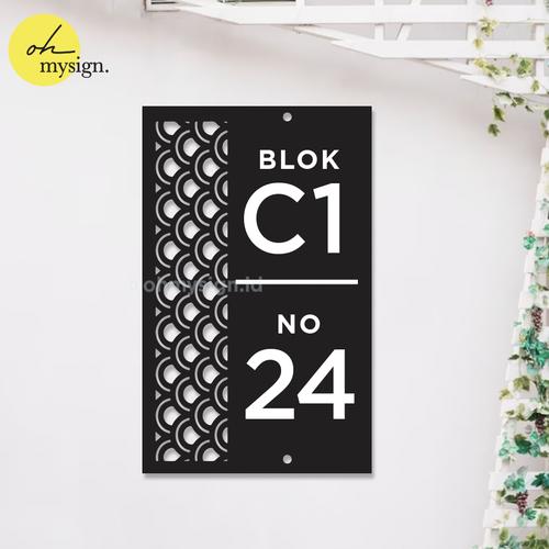 Jual Custom Nomor Rumah Akrilik Papan Alamat Nomer Acrylic UV Print ...