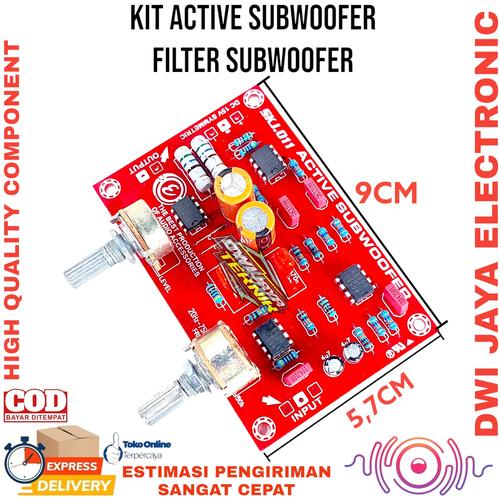 Jual Kit Filter Subwoofer PLUS FREQUENCY 2 POTENSIO BASS LOW SUB WOOFER ...