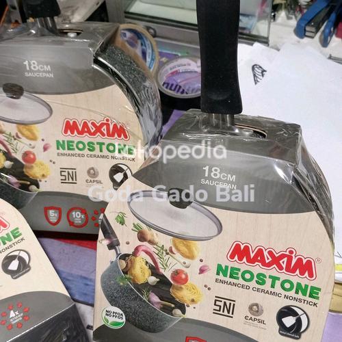 Jual sauce pan maxim neo saus pan panci saus 18 cm maxim neostone ...