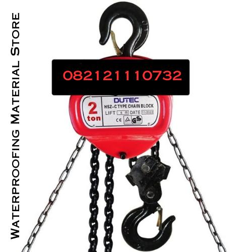 Jual Chain block/Chain Hoist Katrol Kerekan Manual Dutec 2 Ton X 3M ...