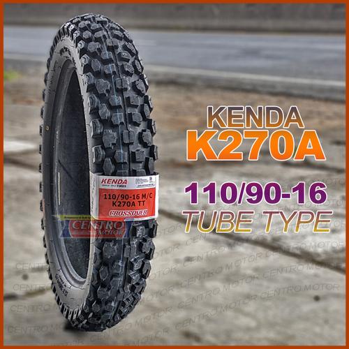 Jual KENDA K270 110/90-16 TUBE TYPE. BAN KLX RING 16. BAN CROSS0VER ...