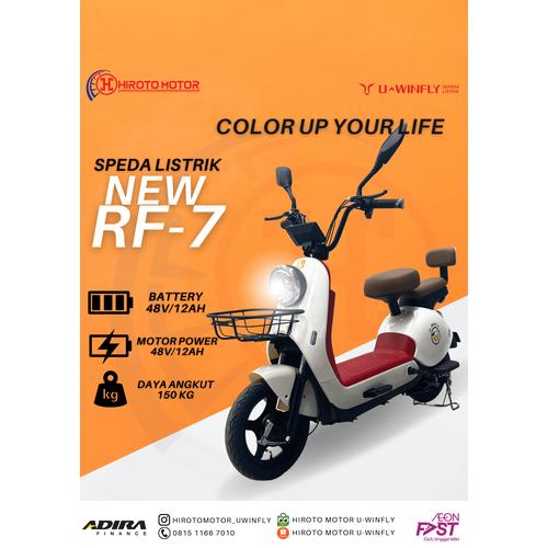 Jual SEPEDA LISTRIK RF 7 RF7 REDFISH 7 REDFISH7 UWINFLY - RED - Kota ...