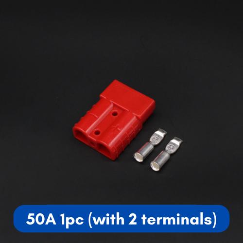 Jual Konektor Anderson Plug 50A 120A 175A 350A Merah & Abu SMH 2 Pole ...