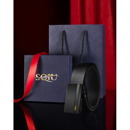 Jual Tali Ikat Pinggang Kulit Asli SQIU Cosmo Elegant - box biasa silvr ...