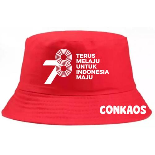 Jual Topi Bucket Hat Distro 78 TAHUN indonesia 17 AGUSTUS merdeka ...