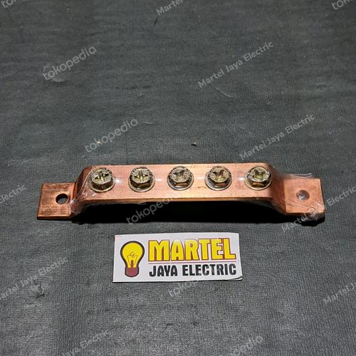 Jual Nol arde terminal busbar / grounding tembaga INS 20x3x150 - Kab ...