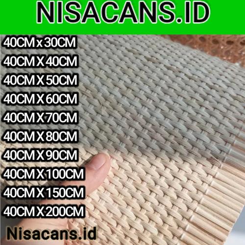 Jual ROTAN-ROTAN ANYAMAN LEMBARAN FOC/WEBBING ROTAN FOC ORIGINAL - 30CM ...