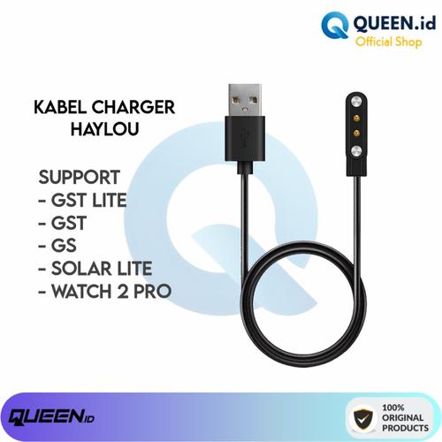 Jual Haylou Kabel Charger Magnetic For GST Lite SOLAR Lite Watch 2 Pro ...