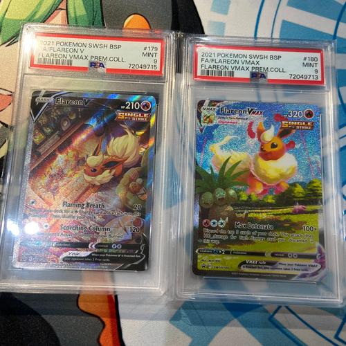 Jual Kartu Pokemon EN English SWSH Prem.Coll Flareon V VMax SR HR AA PSA 9 - Jakarta Barat - MG ...