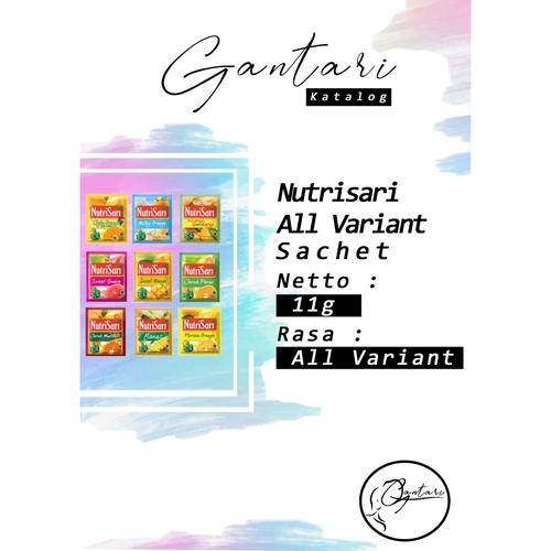 Jual Nutrisari All variant 11 g isi 10 Sachet/Pack - Milky Orange ...