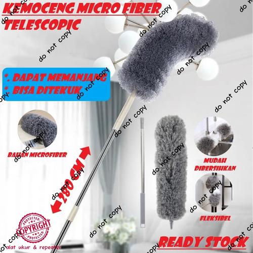 Jual Kemoceng Panjang 280 cm Microfiber Alat Pembersih Rumah Fleksibel ...