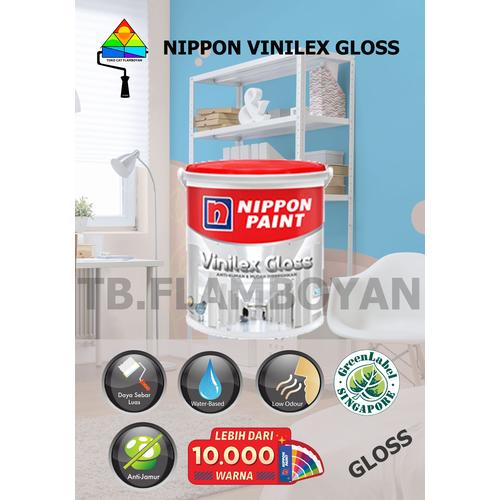 Jual cat tembok vinilex gloss anti bakteri 15lt putih - Base pastel ...