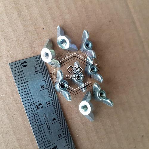 Jual MUR KUPU KUPU WING NUT M4 MUR KUPING KUNING M4 NUT COR MUR 7 - Kab ...