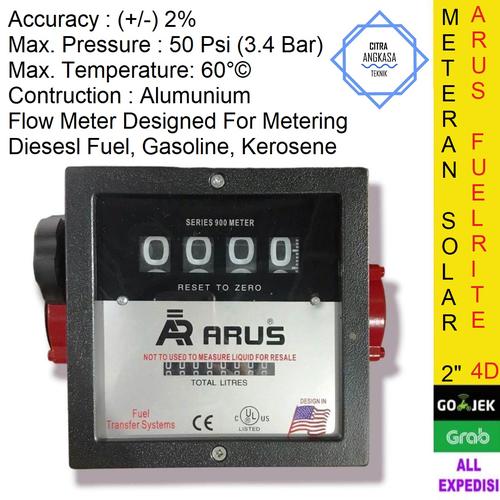 Jual Meteran Solar 2 inchi 4digit ARUS FUELRITE/ Flow meter solar ...