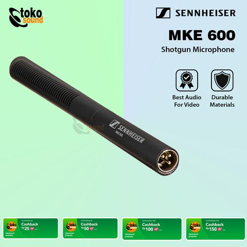 Jual Sennheiser MKE600 MKE 600 - Shotgun Microphone Camera Original ...