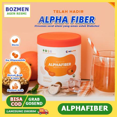 Jual ALPHAFIBER 250 Gram 50 Serving Minuman Serat Fiber Jeruk Diabetes ...