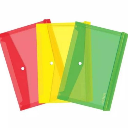 Jual AJ Map plastik kancing map folder F4 warna - Kab. Tangerang ...