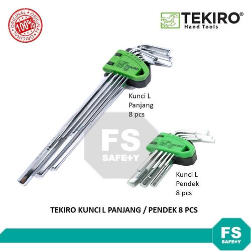 Jual Tekiro Kunci L set Panjang Long 8pcs - L Panjang 8pcs - Jakarta ...