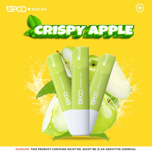 Jual Beco Disposable Pod Beak 600 Vape Pods 0mg/20mg Chrispy Apple - 1 ...