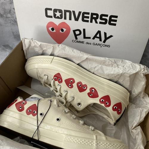 Jual Converse x Comme Des Garcons CDG Low Multiple Heart - Kota ...