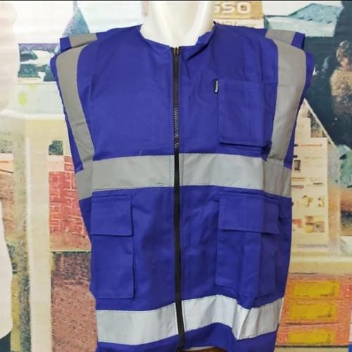 Jual Rompi Drill Biru / Rompi Safety / Rompi Proyek / Safety Vest Murah ...