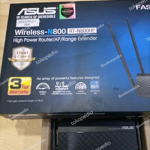 Jual ASUS Wireless-N800 RT-N800HP High Power Router / AP / Range Extender - Jakarta Utara ...