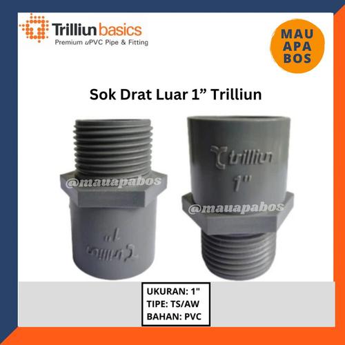 Jual Valve Socket PVC Sok sock drat luar Trilliun 1 inch / SDL 1 inch ...