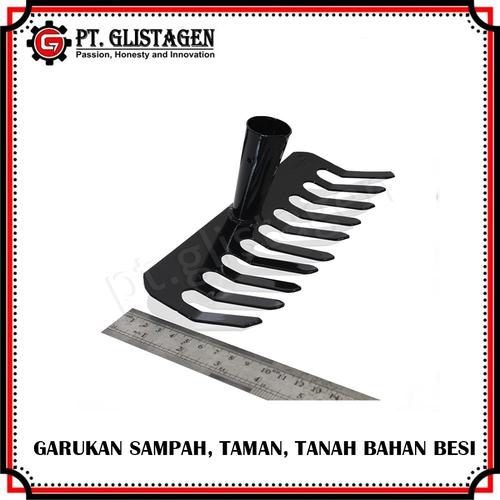 Jual Garukan Sampah Got Rumput Taman Tanah Garpu Besi Tebal - 8 BARIS ...