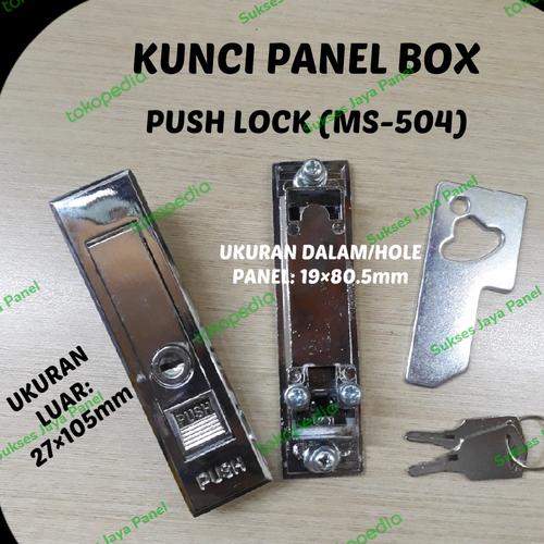 Jual kunci panel listrik MS-504 push lock dgn kunci - Jakarta Pusat ...