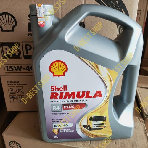 Jual OLI DIESEL SHELL Rimula R4 X 15W-40 API CI / DH1 - 5 LITER - Kota ...