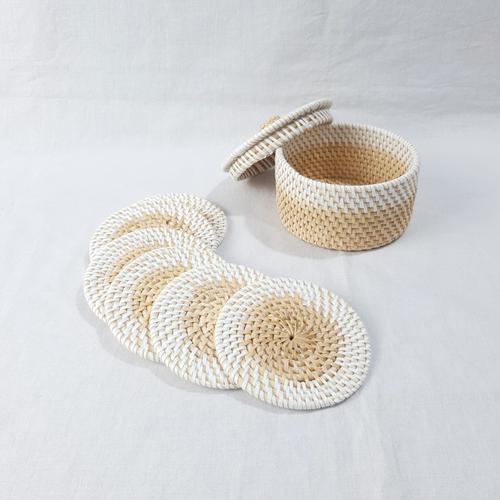 Promo LusioSB Coaster Rotan Alas Gelas Rotan Tahan Panas - Jakarta ...