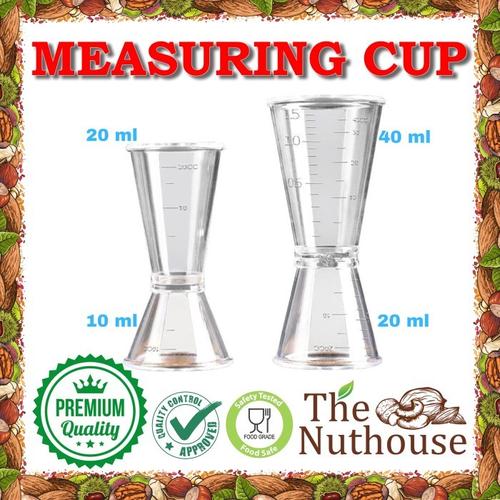Jual Jigger Acrylic Double Glass Measure Cup Gelas Ukur 10/20ml or 20 ...