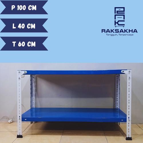 Jual rak siku besi 2 susun_rak minimalis_rak besi murah jabodetabek ...