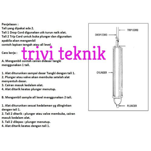 Jual bacon bomb sampler bottom sample can,sampeler multi level tank ...
