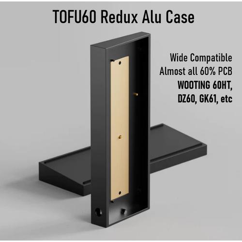 Jual TOFU60 REDUX Alumunium 60 % Mechanical Keyboard CASE - KBDFans ...