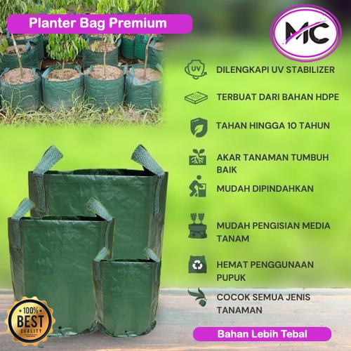 Jual Tas Pot Tanaman Planterbag Premium Kantong Planter Bag Besar Kecil ...