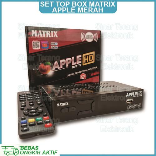 Jual Set Top Box TV Digital DVB T2 Matrix Apple HD - STB+Dongle - Kota ...