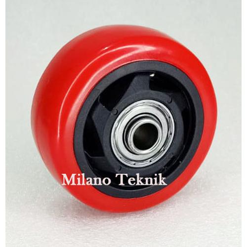Jual Roda PU 3 inchi Wheel Only + Double bearing/Tanpa Kaki/Troli/WO/pc ...