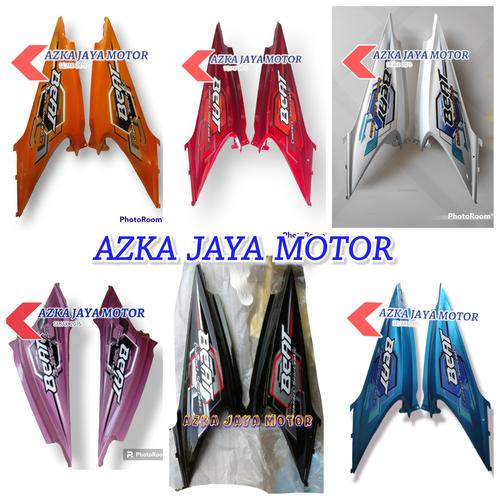 Jual Cover Body Samping Honda Beat Lama karbu Hitam striping tahun 2008 ...