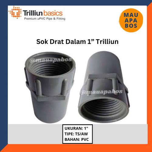 Jual Valve Socket PVC Sok sock drat dalam Trilliun 1 inch / SDD 1 inch ...