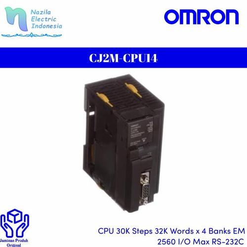 Jual Omron Plc Cj2M-Cpu14 Cj2 Series Cj2Mcpu14 Unit Pulse I/O Original ...