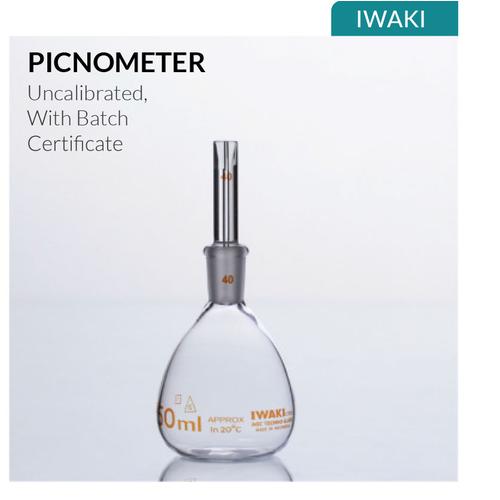 Jual PICNOMETER 100ml uncalibra ted with batch certificate IWAKI - Kab. Bekasi - labcreative ...