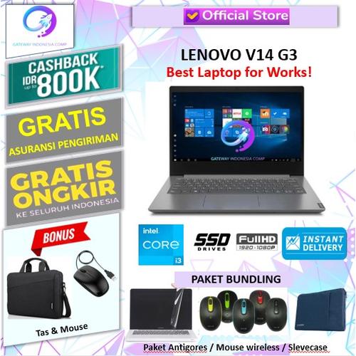 Promo Laptop LENOVO V14 Gen 3 DSID - Core i3 1215U 16GB 512GB SSD 14" FHD - RAM 8GB, Windows 11 ...