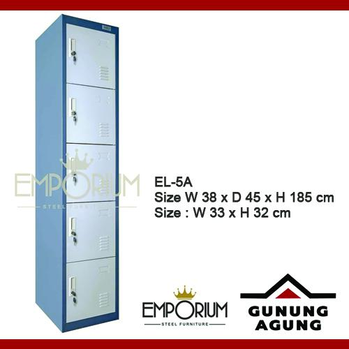 Jual Loker Karyawan Besi 5 pintu EL-5A - Locker Besi 5 Pintu Emporium ...